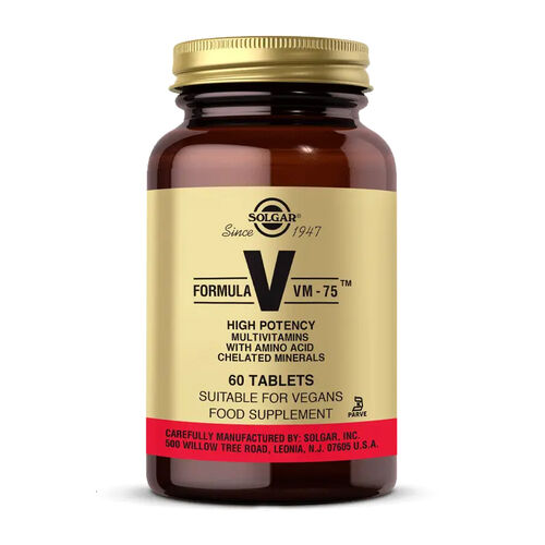 Solgar Formula VM-75 Multivitamin ve Mineral 60 Tablet – iyiEczaneden